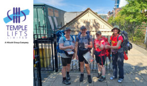 Lisa Coombs - Hadrian's Wall Walking Challenge - Temple Lifts Limited