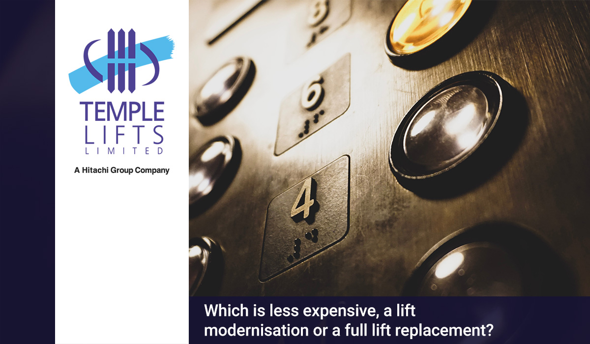Which is less expensive, a lift modernisation or a full lift ...
